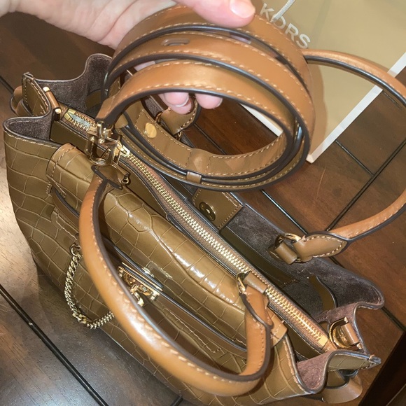 Michael Kors | Bags | Michael Kors Hamilton Legacy Small Crocodile ...